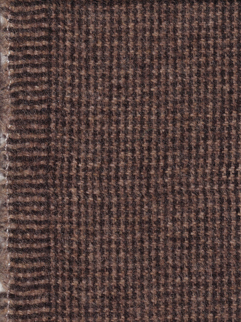 tissu en super soft tweed à motif pin point brun – hollington