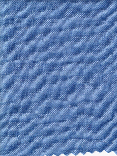 tissu toile pur lin bleu ciel – hollington